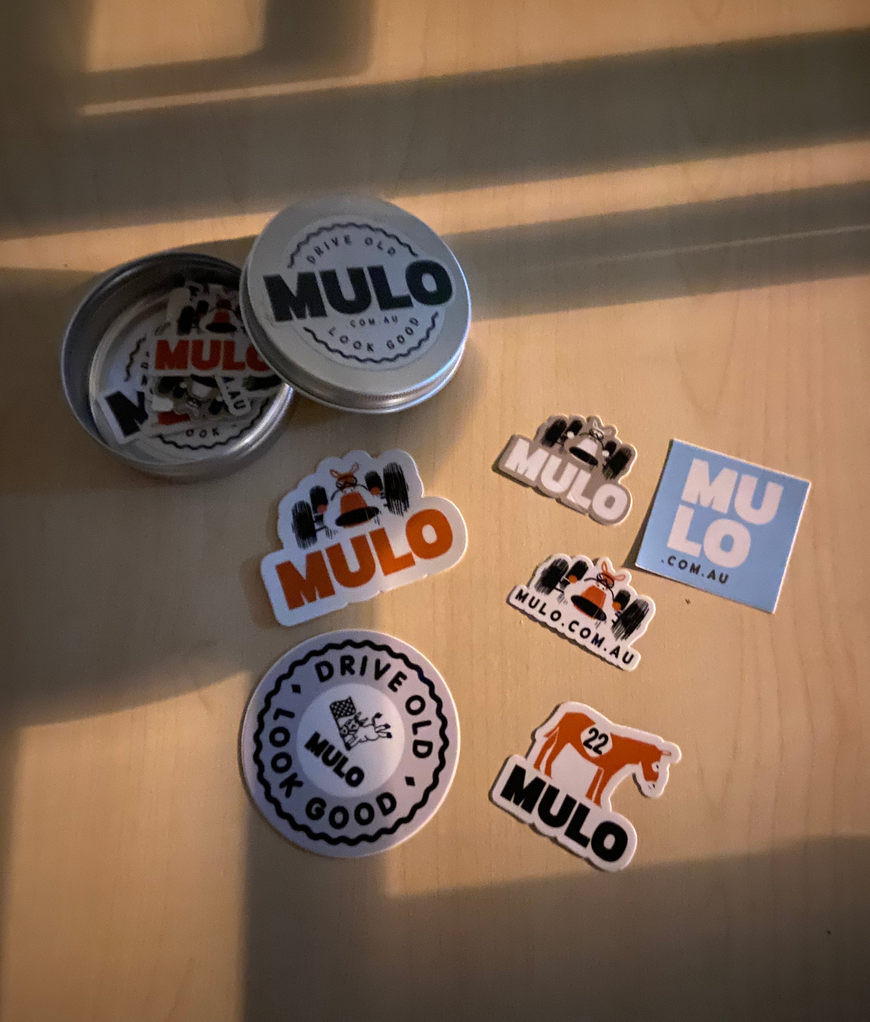 MULO Sticker Pack in Tin | MULO – MULO di PROVA